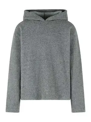 SUNFLOWER Classic Mini Hood Sweatshirt With Two Side Pockets - Grigio