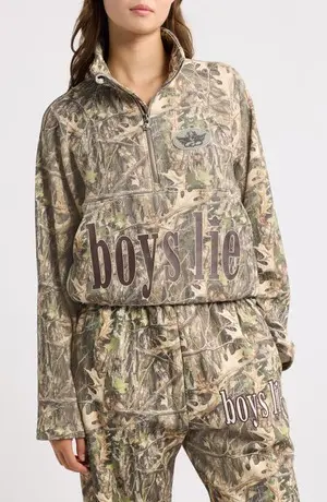 BOYS LIE Manhunt A1 Cropped Sweatshirt - Multi