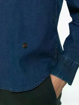 KOIKE BARCELONA Flower-patch Denim Shirt