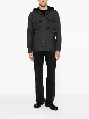 KOIKE BARCELONA Herringbone Hooded Jacket