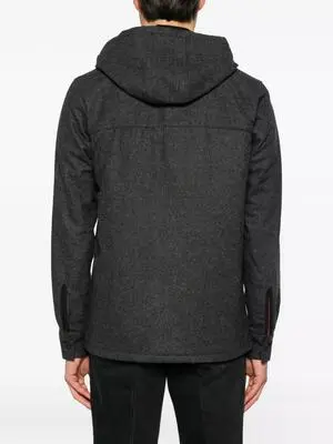 KOIKE BARCELONA Herringbone Hooded Jacket