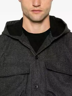 KOIKE BARCELONA Herringbone Hooded Jacket