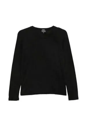 UNIVERSEL Long-sleeve Crew-neck T-shirt - Black