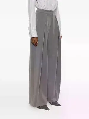 CARLA G. Pleated Wide-leg Trousers