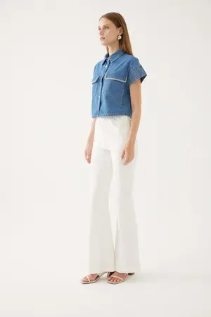 EXQUISE Flared Trousers