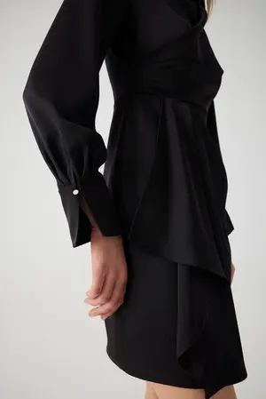 EXQUISE Ariadne Mini Wrap Dress