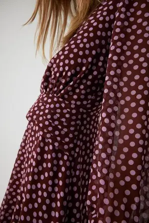 EXQUISE Aiyanna Chiffon Midi Dress
