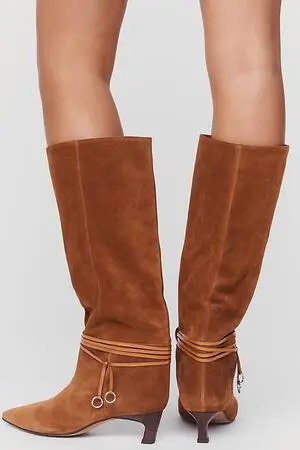 Anthropologie Tall Wrapped Rg Boots - Brown