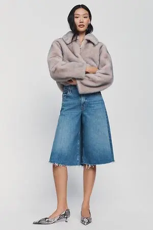 MOTHER The Whole Lot Denim Shorts