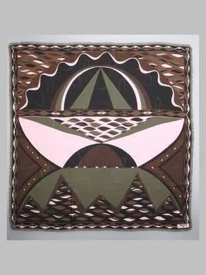 Emilio Pucci Pashmina Con Stampa Dune