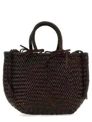 Dragon Diffusion Dust Bag Small In Cotone - Brown