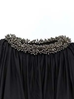 SELF-PORTRAIT Jerset Top With Asymmetric Sleeves