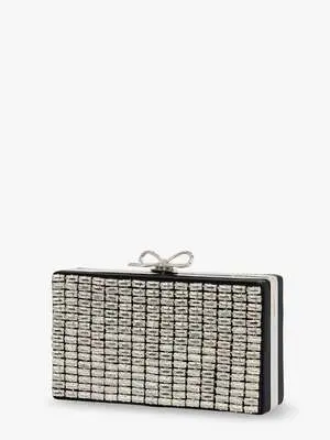 SELF-PORTRAIT Clutch Bag With Crystals