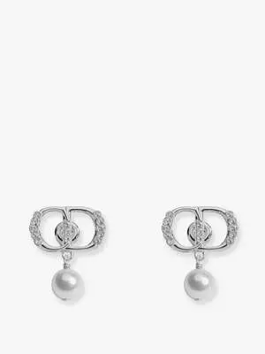 Dior Petit Cd Brass Earrings - Multicolor