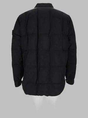 Stone Island Piumino Antigoccia Con Colletto Rigido