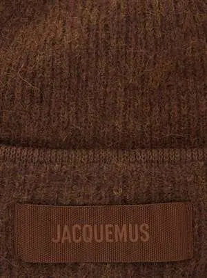 Jacquemus Le Bonnet Gros Grain Is A Hat Characterized A Gros Grain Band And An Elegant Design. Color - Brown
