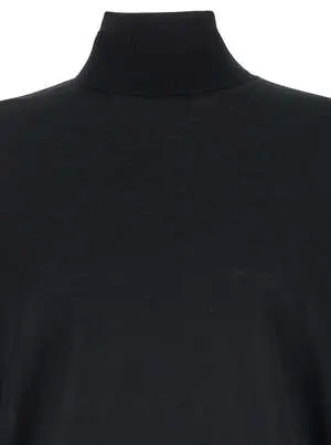 LEPLAIN Long Sleeve Turtleneck In Wool For