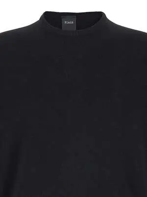 LEPLAIN Crew Neck Sweater With Long Sleeves In Merino Wool And Silk For