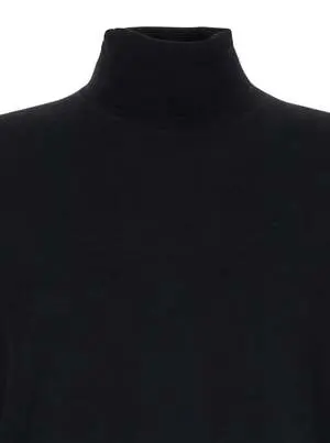 LEPLAIN Turtleneck Sweater With Long Sleeves In Merino Wool And Silk For
