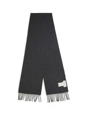 AMI Paris Quota De Coeur Wool Scarf