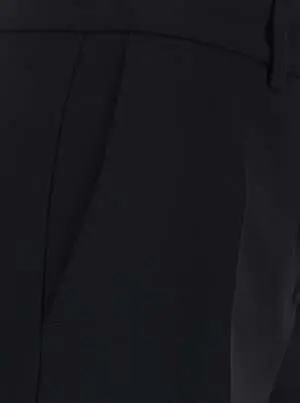 LEPLAIN Black Pants With Belt Loops And Hidden Front Closure In Fabric For