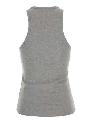 LEPLAIN Ribbed Top Embroidery With Long Sleeves And Cotton Embroidery For