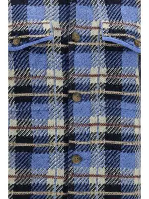 Guest In Residence Checked Cashmere Shirt