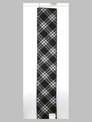 Burberry Sciarpa Con Stampa Check