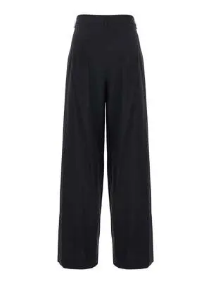 LEPLAIN Stretch Cotton Blend Trousers For