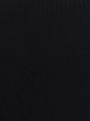 LEPLAIN Cropped Crewneck Sweater With Ribbed Trims In Cashmere