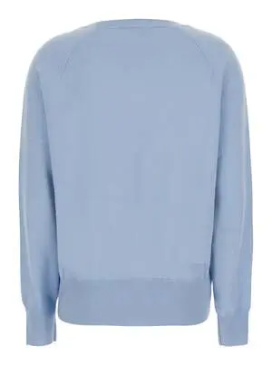 LEPLAIN Light Sweater With V Neck In Cashmere For