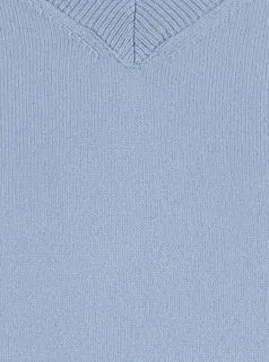 LEPLAIN Light Sweater With V Neck In Cashmere For