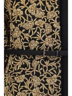 Dries Van Noten Alpaca And Wool Coat With Embroidery