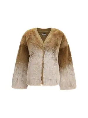 Loewe Shearling Jacket - Cream