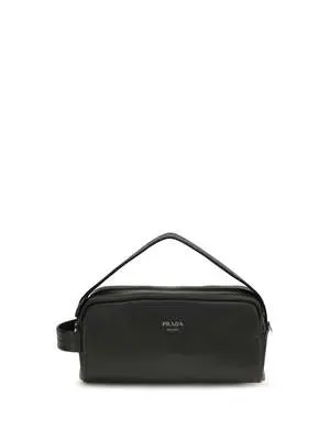 Prada Leather Shoulder Bag - Black