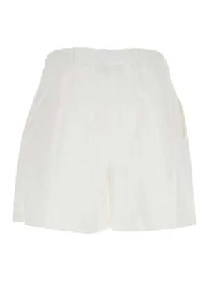 LEPLAIN Shorts With Semi-elasticated Waist And Side Closure In Cotton Blend