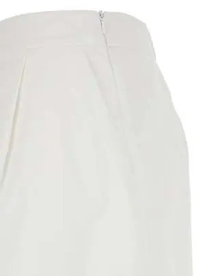 LEPLAIN Shorts With Semi-elasticated Waist And Side Closure In Cotton Blend