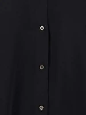 LEPLAIN Classic Collar Tech Fabric Shirt