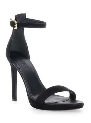 LEPLAIN Heeled Sandals Featuring A Platform And High Heel In Fabric For
