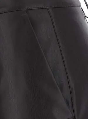 LEPLAIN Pants With Belt Loops And Back Pocket In Ecoleather For