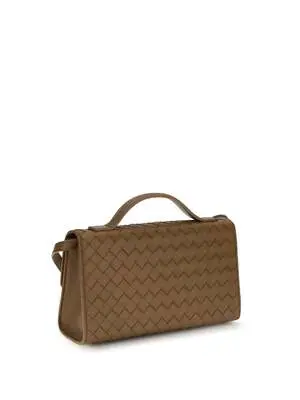 Bottega Veneta Andiamo 25 Top-handle Clutch - Brown