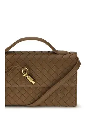 Bottega Veneta Andiamo 25 Top-handle Clutch - Brown