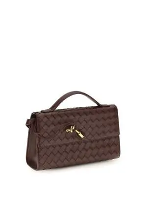Bottega Veneta Andiamo 25 Top-handle Clutch - Brown