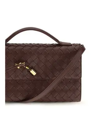 Bottega Veneta Andiamo 25 Top-handle Clutch - Brown
