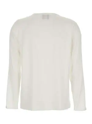 LEPLAIN Silk Blouse With Round Neck And Long Sleeves