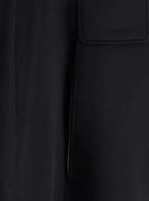 LEPLAIN Short Cape With Elegant Details In Tech Fabric