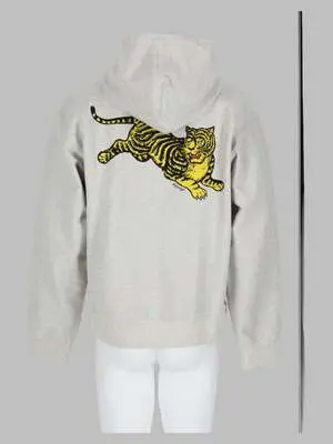 Kenzo Felpa Jumping Tiger Con Zip