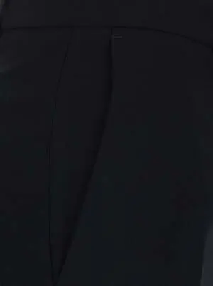 LEPLAIN Black Pants With Flared Leg In Fabric For