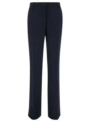 LEPLAIN Blue Straight Pants With Concealed Closure In Candy - Multicolor