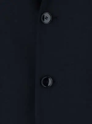 LEPLAIN Single-breasted Suit With Peak Revers And Pants Without Pleats Blue